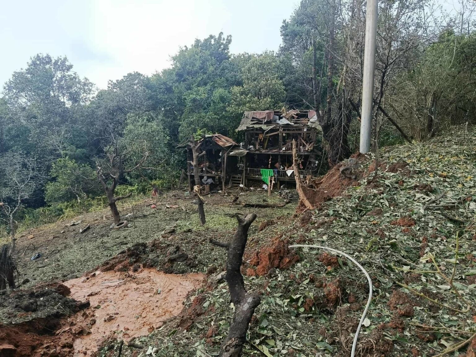 ကန်ပက်လက်မြို့ကို စစ်ကော်မရှင်မှ လေကြောင်း ထပ်မံတိုက်ခိုက်၍ အစိုးရအဆောက